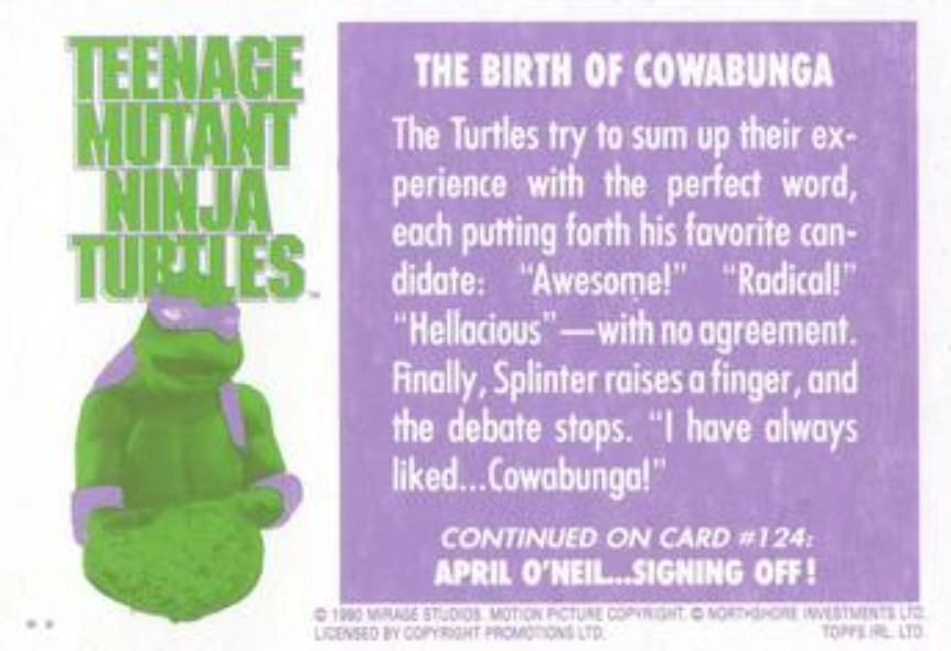 The Birth of Cowabunga | TMNTPedia | Fandom