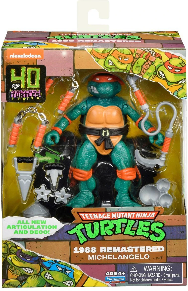 1988 Remastered Michelangelo (2024 action figure) | TMNTPedia | Fandom