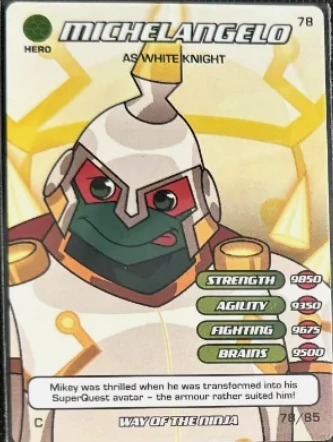 Michelangelo as White Knight | TMNTPedia | Fandom