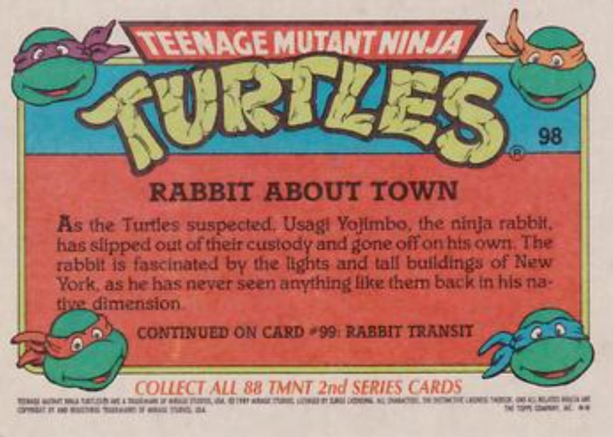 Rabbit About Town | TMNTPedia | Fandom