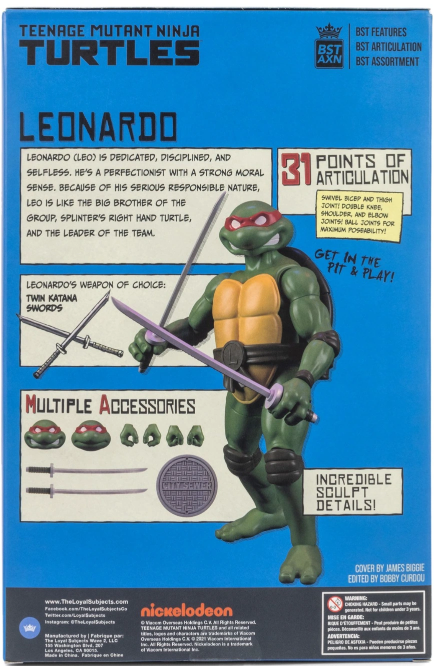 Best of Leonardo (2022 BST AXN figure) | TMNTPedia | Fandom
