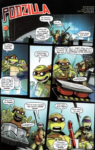 Podzilla (comic) | TMNTPedia | Fandom