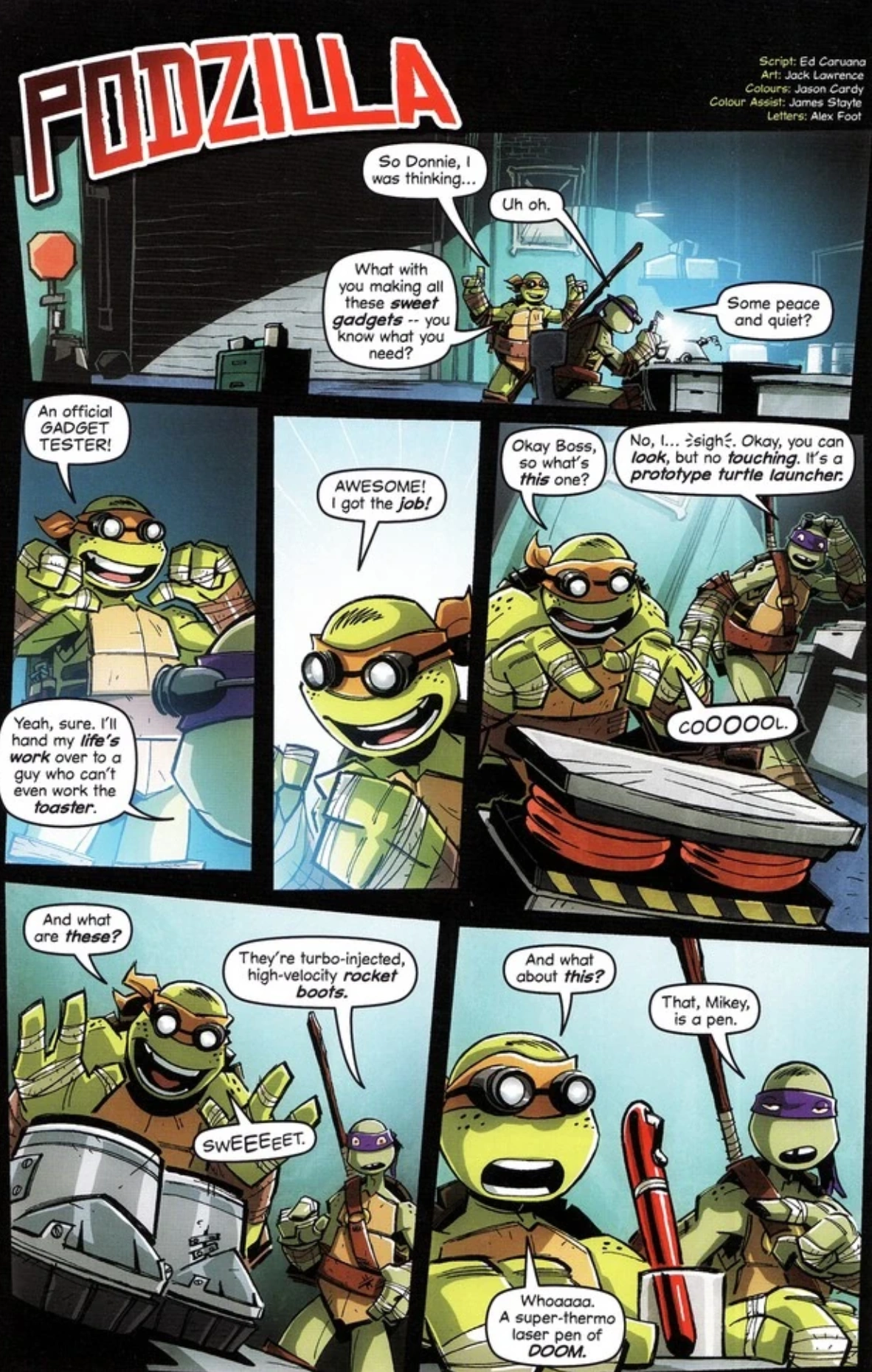 Podzilla (comic) | TMNTPedia | Fandom