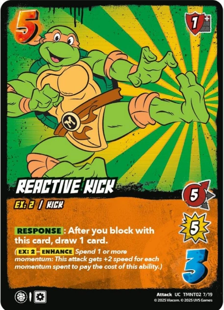 Reactive Kick (7/19) | TMNTPedia | Fandom