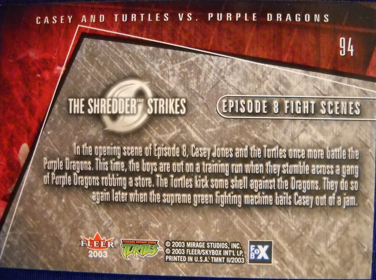 Casey and Turtles vs. Purple Dragons | TMNTPedia | Fandom