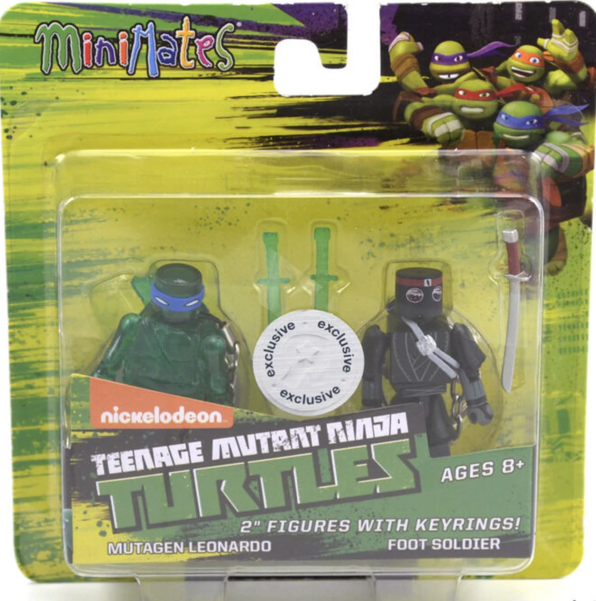 MiniMates Mutagen Leonardo/Foot Soldier (2014 figure pack) | TMNTPedia ...