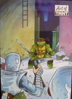 Card 98 Fight in the Snow (Art of TMNT) | TMNTPedia | Fandom