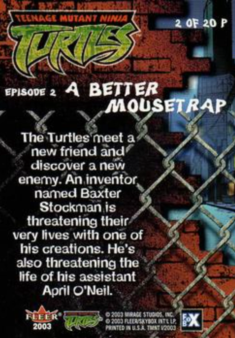 Previews 2 of 20 Episode 2: A Better Mousetrap | TMNTPedia | Fandom