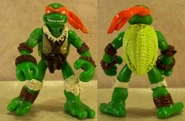 Mini-Mutants Paleo Patrol Michelangelo vs. Chomper Bug (2008 mini ...