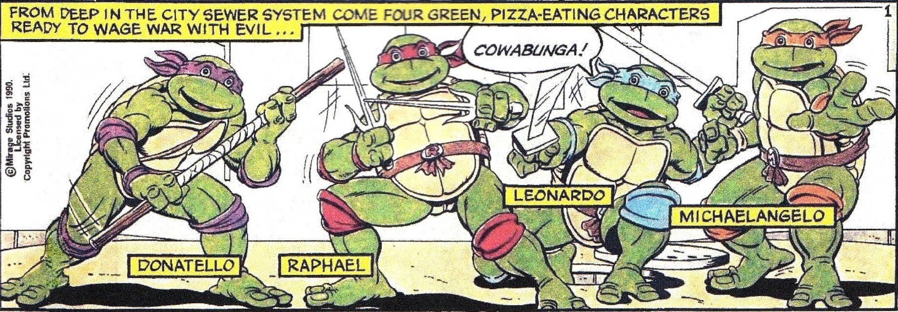 Hero Turtles (TMHT comic strips) | TMNTPedia | Fandom