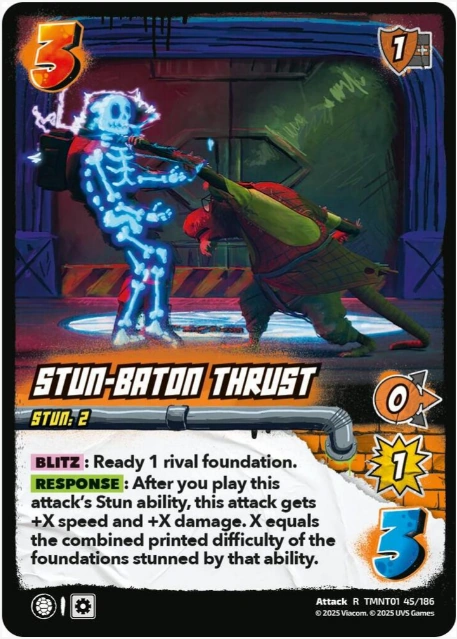Stun-Baton Thrust (45/186) | TMNTPedia | Fandom