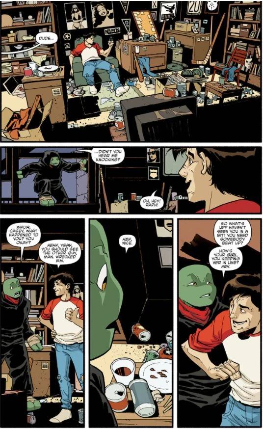 Casey Jones' apartment (IDW)/Gallery | TMNTPedia | Fandom