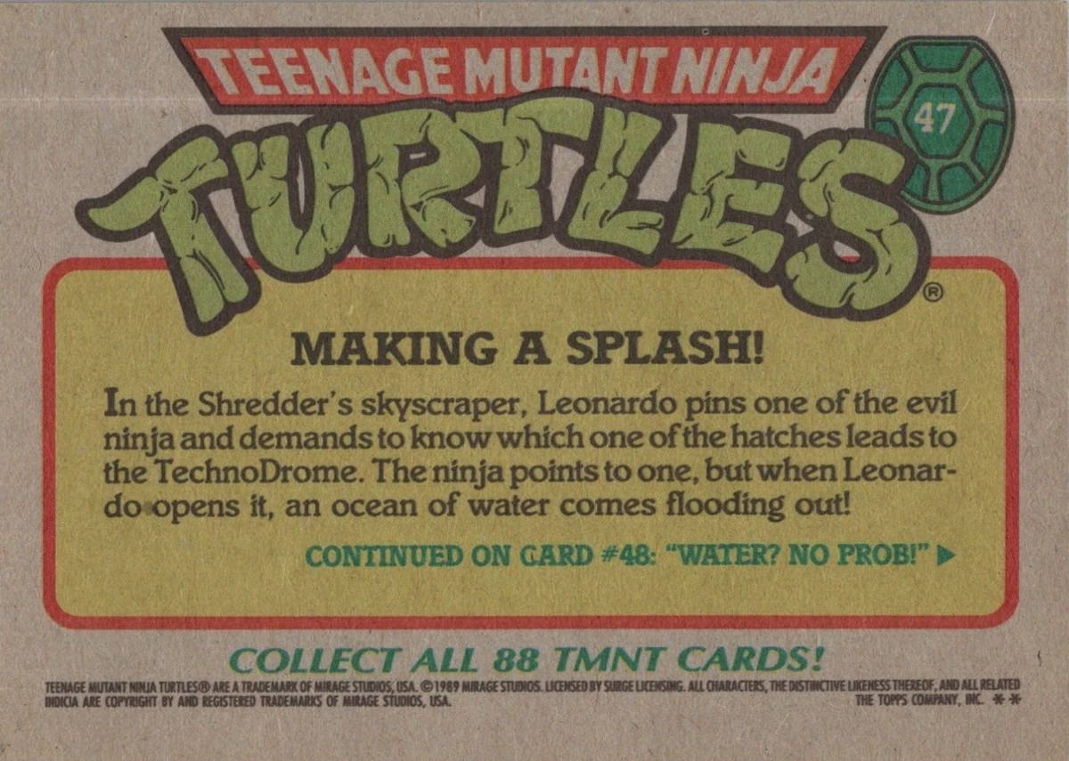 Making a Splash! | TMNTPedia | Fandom