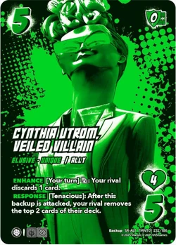 Cynthia Utrom, Veiled Villain (232/186) | TMNTPedia | Fandom