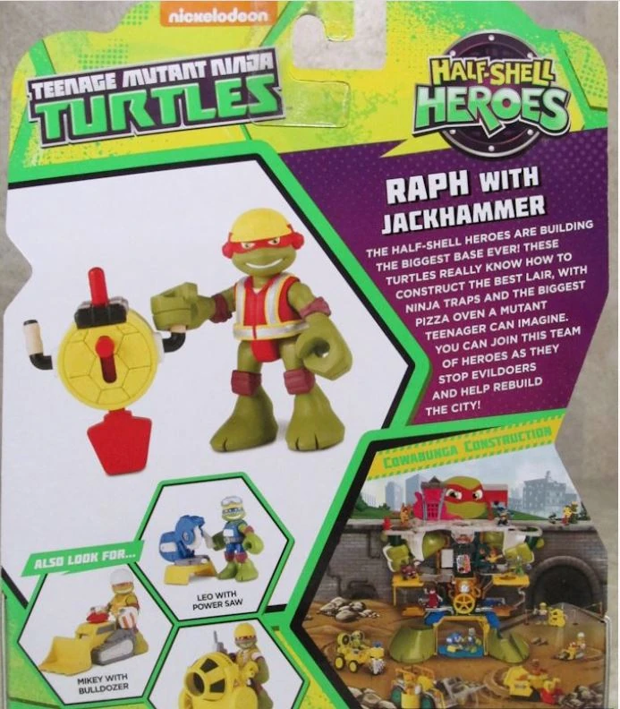 Half-Shell Heroes Raph with Jackhammer (2016 action figure) | TMNTPedia ...