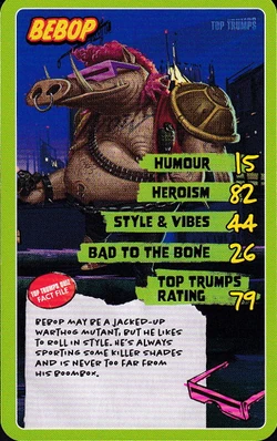 Bebop (Top Trumps: Mutant Mayhem) | TMNTPedia | Fandom