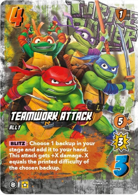 Teamwork Attack (127/186) | TMNTPedia | Fandom