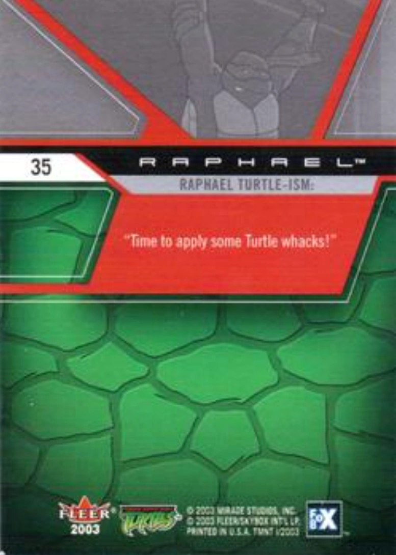 Raphael Turtle-Ism | TMNTPedia | Fandom