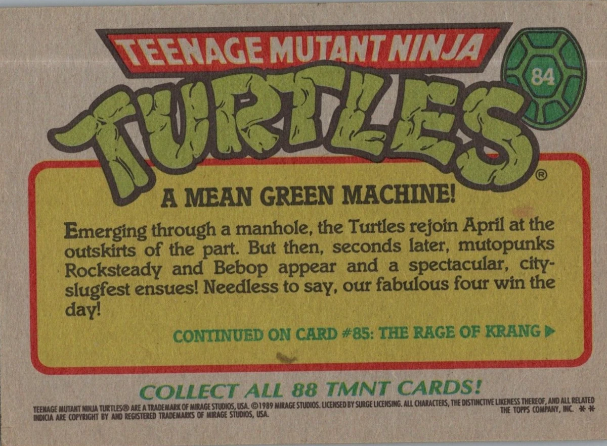 A Mean Green Machine! | TMNTPedia | Fandom