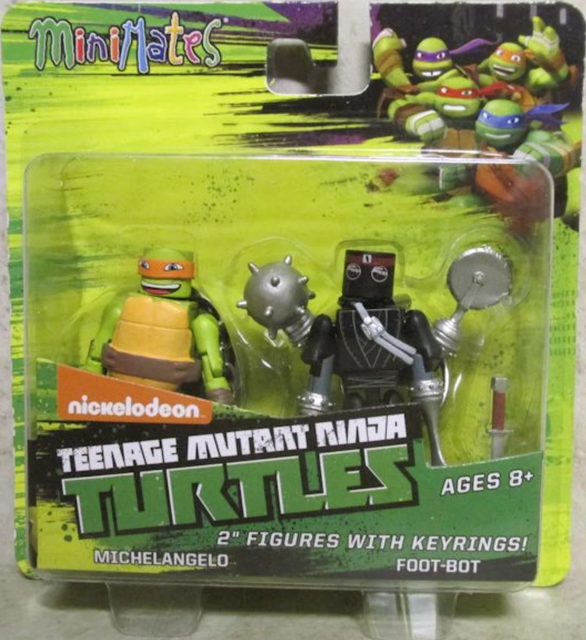 MiniMates Michelangelo/Foot-Bot (2014 figure pack) | TMNTPedia | Fandom