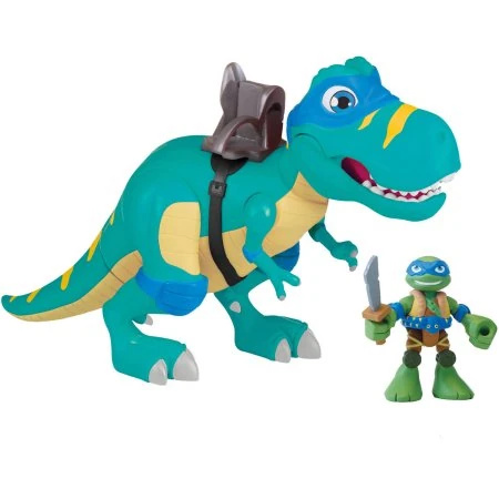 Half-Shell Heroes T-Rex with Leo (2016 action figure) | TMNTPedia | Fandom
