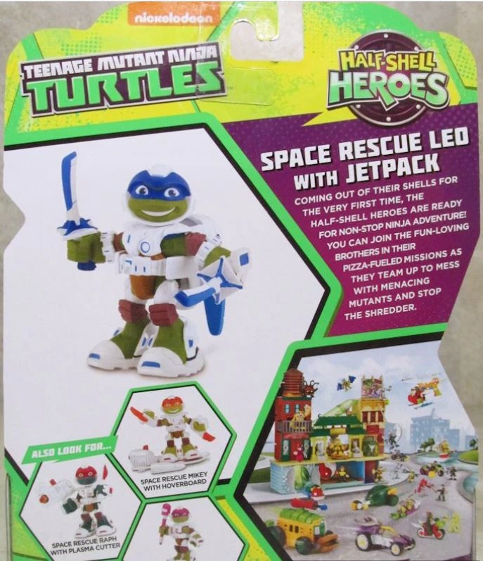 Half-Shell Heroes Space Rescue Leo with Jetpack (2016 action figure ...