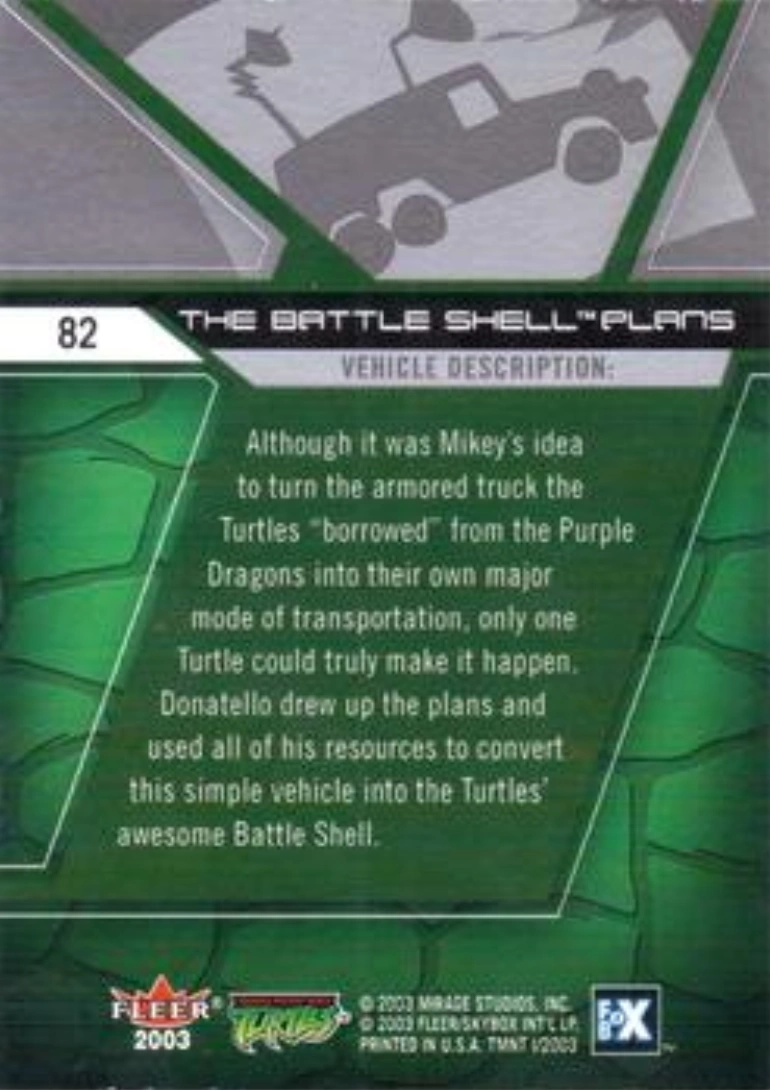 The Battle Shell Plans | TMNTPedia | Fandom