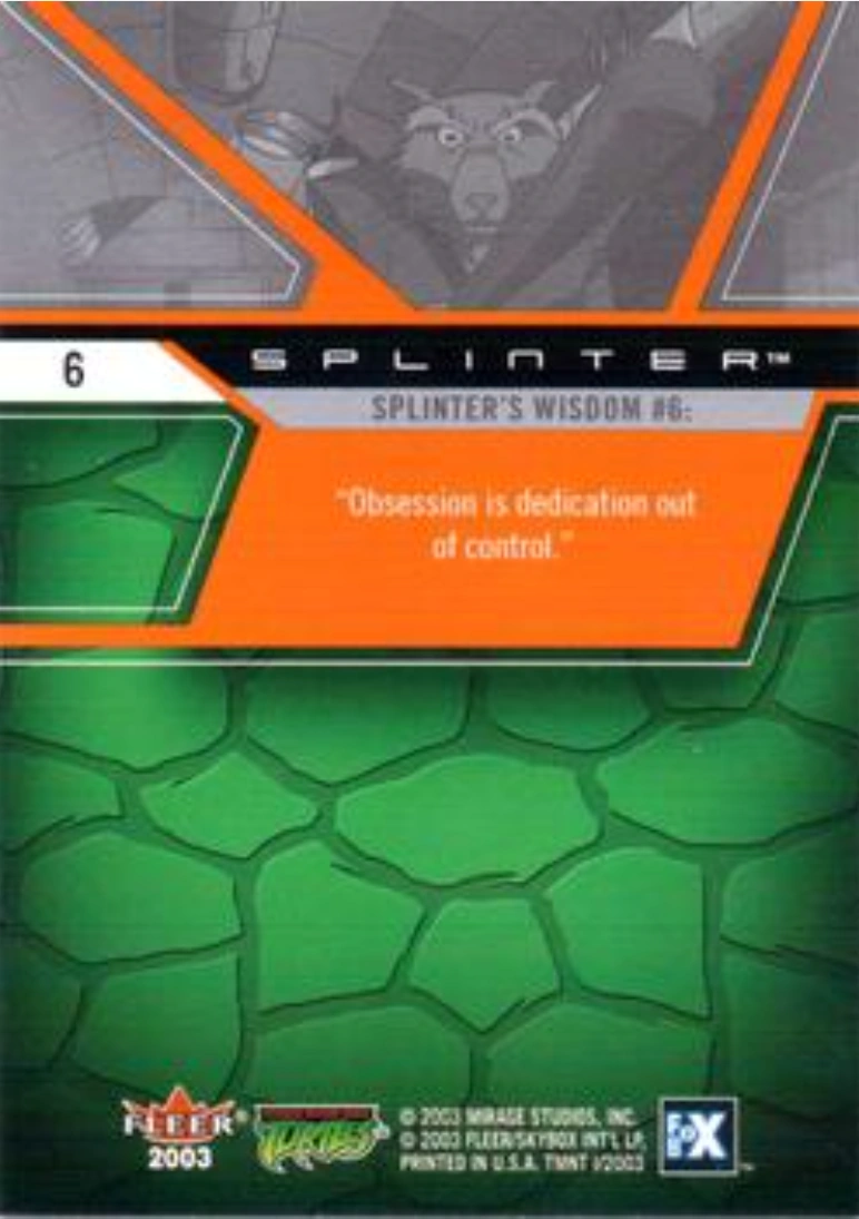 Splinter’s Wisdom 6 | TMNTPedia | Fandom