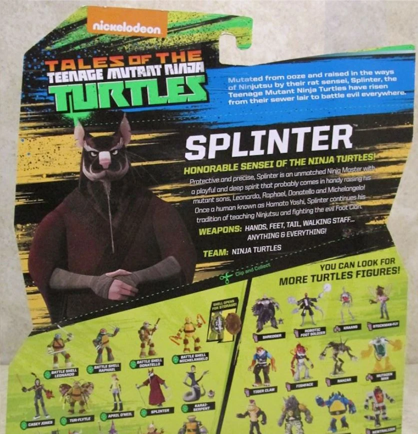 Sensei Splinter (2017 action figure) | TMNTPedia | Fandom