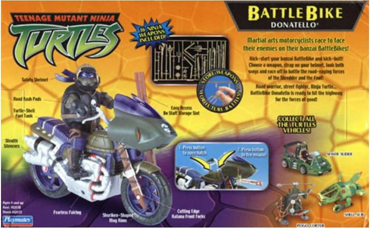 Battle Bike Donatello (2004 toy) | TMNTPedia | Fandom