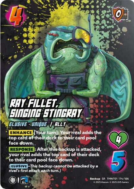 Ray Fillet, Singing Stingray (174/186) | TMNTPedia | Fandom