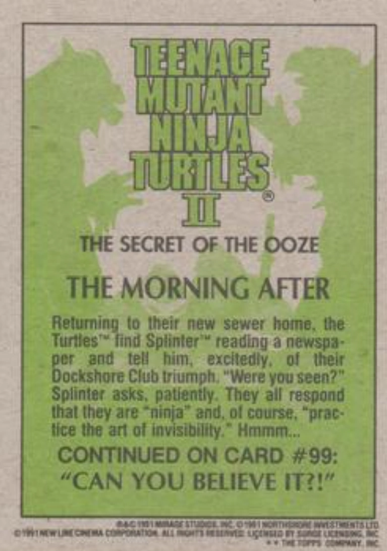 The Morning After | TMNTPedia | Fandom