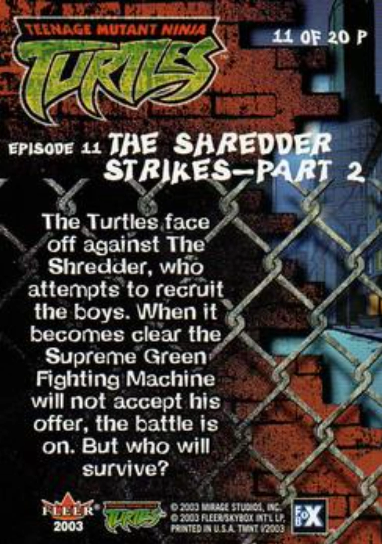 Previews 11 of 20 Episode 11: The Shredder Strikes – Part 2 | TMNTPedia ...