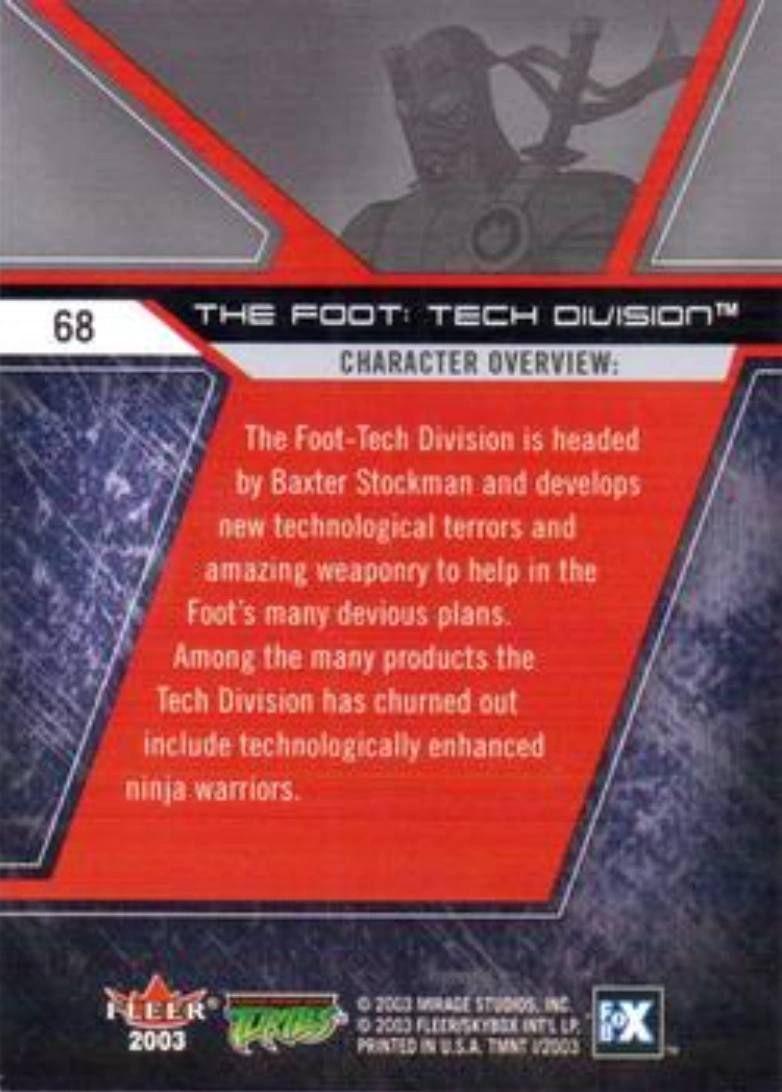 The Foot: Tech Division | TMNTPedia | Fandom