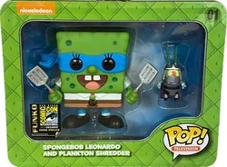 SpongeBob Leonardo and Plankton Shredder (2014 Funko Pop!s) | TMNTPedia ...