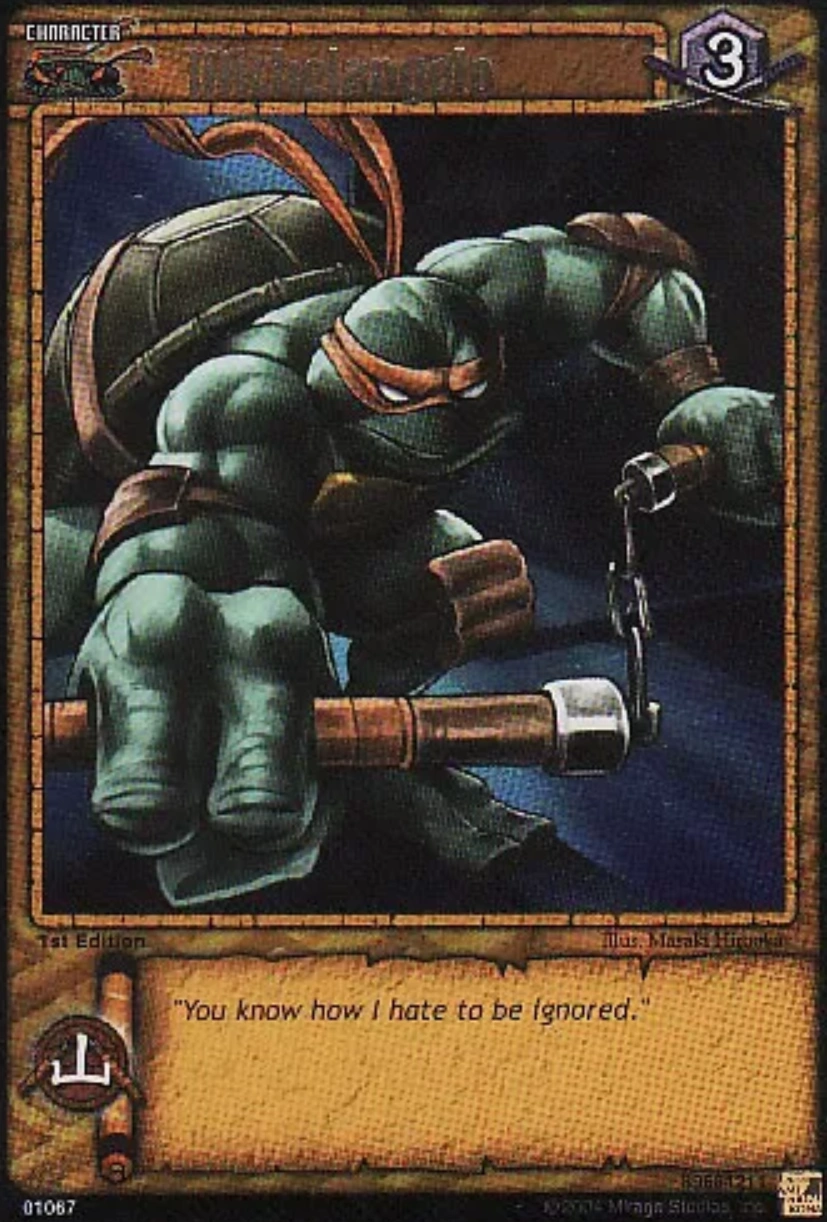 Michelangelo (Ultra Rare) | TMNTPedia | Fandom