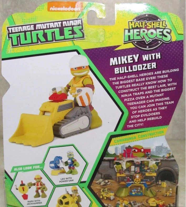 Half-Shell Heroes Mikey with Bulldozer (2016 action figure) | TMNTPedia ...