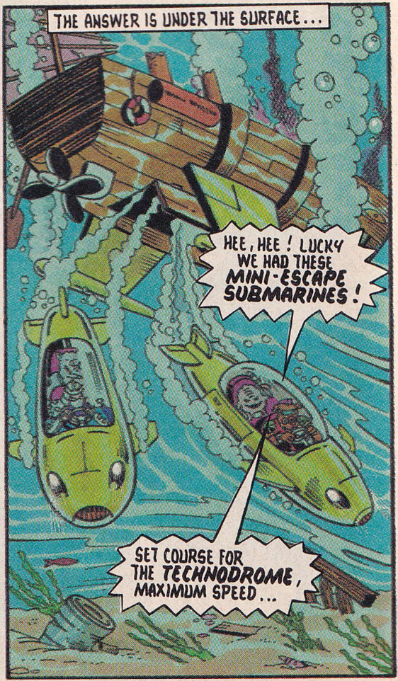 Mini Escape Submarines Tmntpedia Fandom