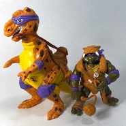 Cave-Turtle Don and his Trippy Tyrannosaurus (1993 action figures ...