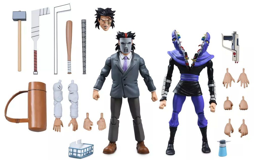 Business Suit Casey Jones And Foot Soldier Split 2024 Action Figures