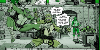Lair (Black, White & Green) | TMNTPedia | Fandom