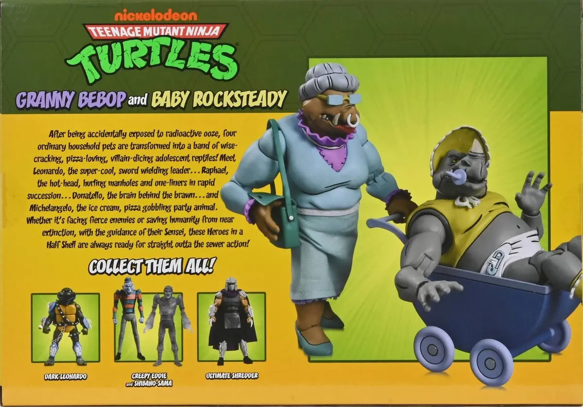 Granny Bebop and Baby Rocksteady (2025 action figures) | TMNTPedia | Fandom