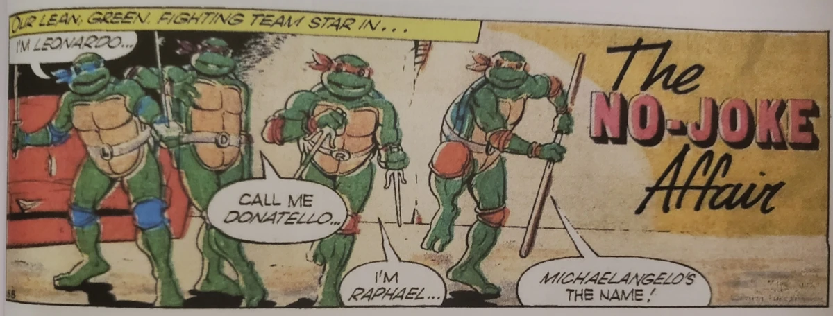 Category:Teenage Mutant Hero Turtles comic strips | TMNTPedia | Fandom