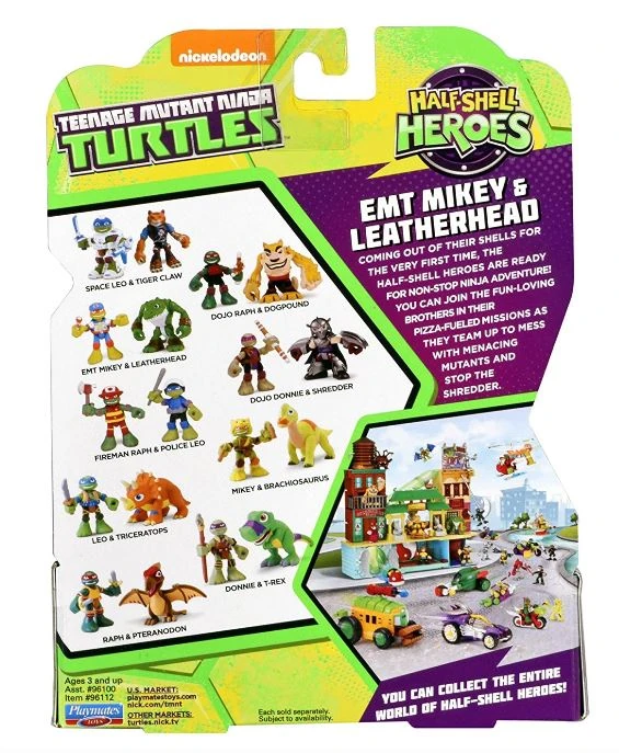 Half-Shell Heroes EMT Mikey & Leatherhead (2017 action figures ...