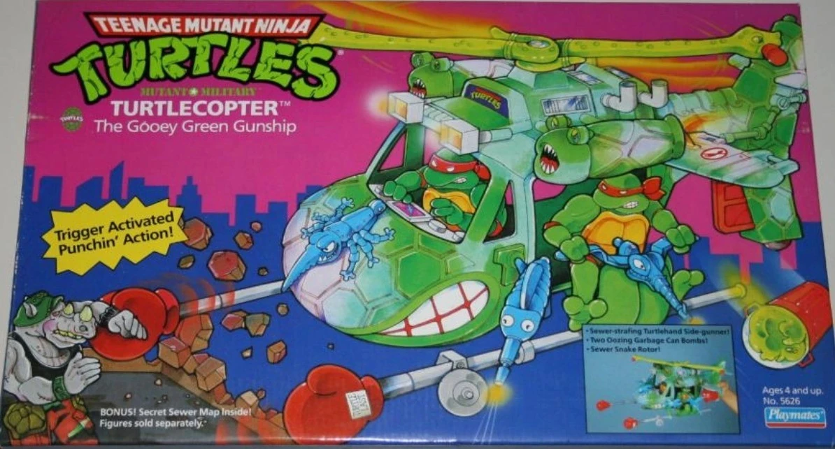 Turtlecopter (1990 toy) | TMNTPedia | Fandom