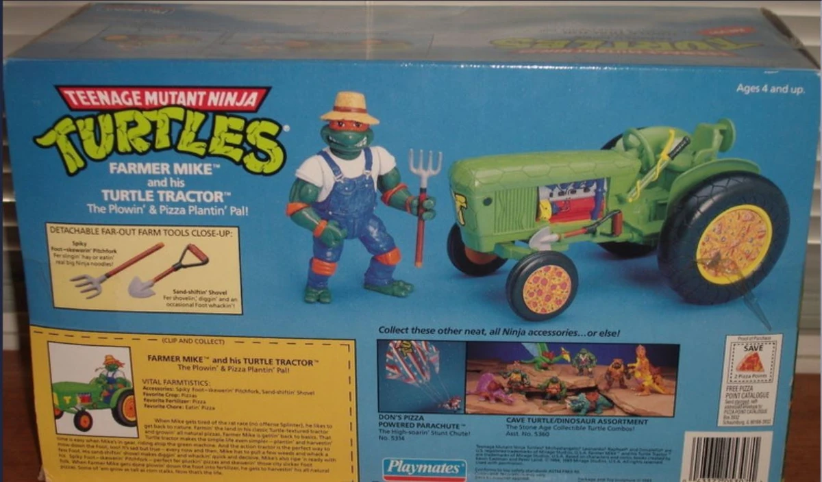 Farmer Mike and his Turtle Tractor (1993 toy) | TMNTPedia | Fandom
