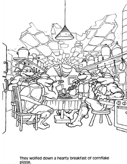 christmas ninja turtles coloring pages