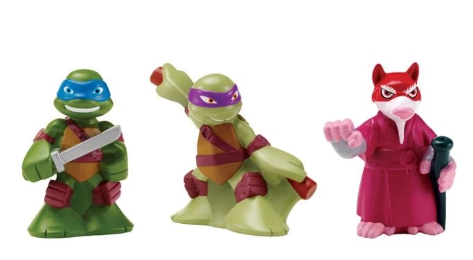Half-Shell Heroes Leo Splinter Donnie Bath Squirters (2015 toy ...
