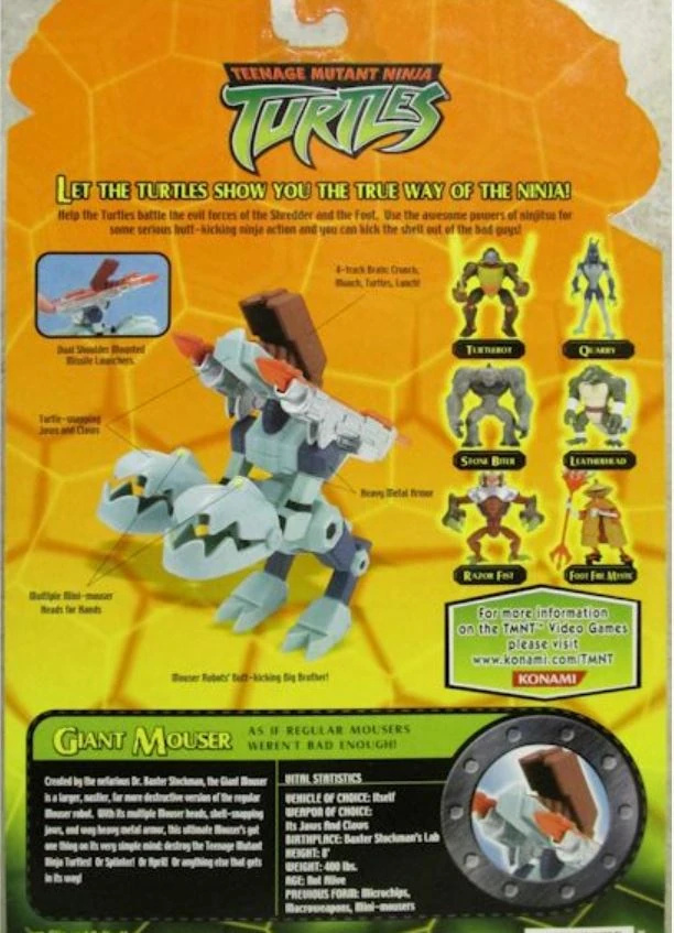Giant Mouser (2004 action figure) | TMNTPedia | Fandom