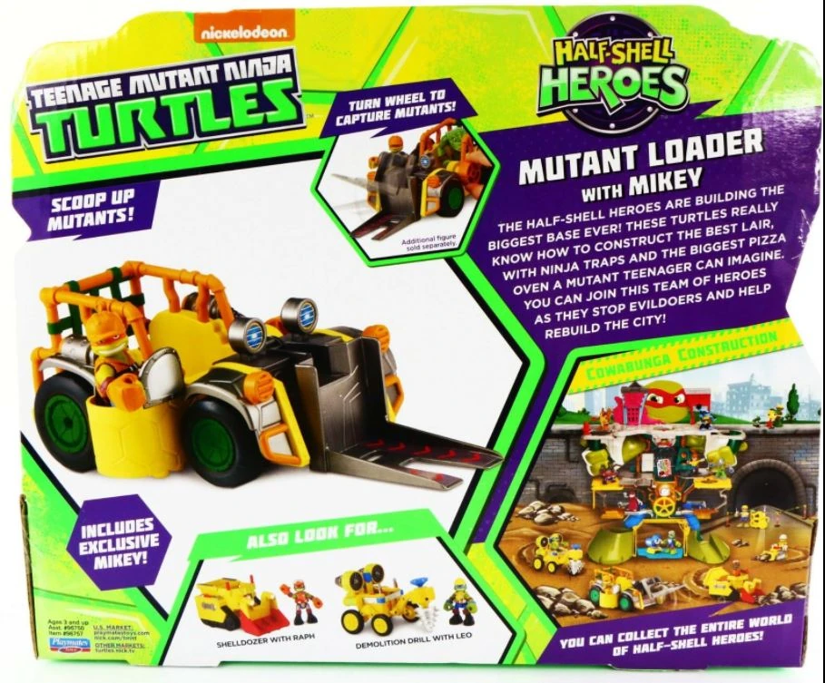 Half-Shell Heroes Mutant Loader with Mikey (2016 action figure ...